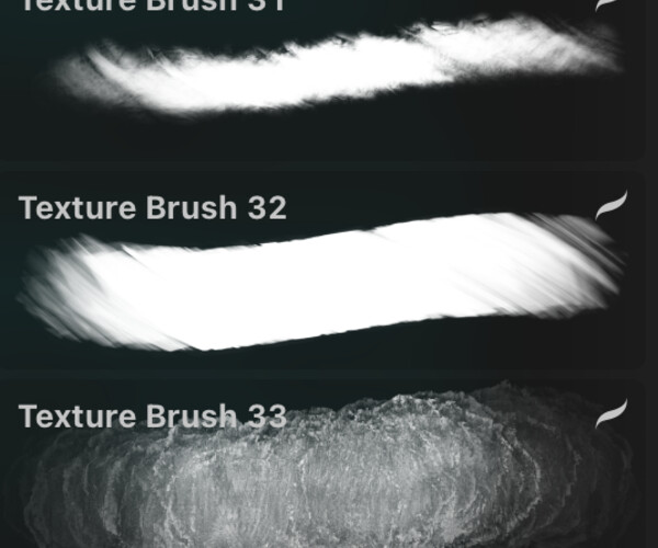 ArtStation - PROCREATE Texture Brushes VOL.2 | Brushes