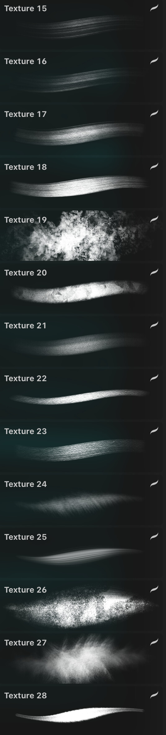 ArtStation - PROCREATE Texture Brushes VOL.1 | Brushes