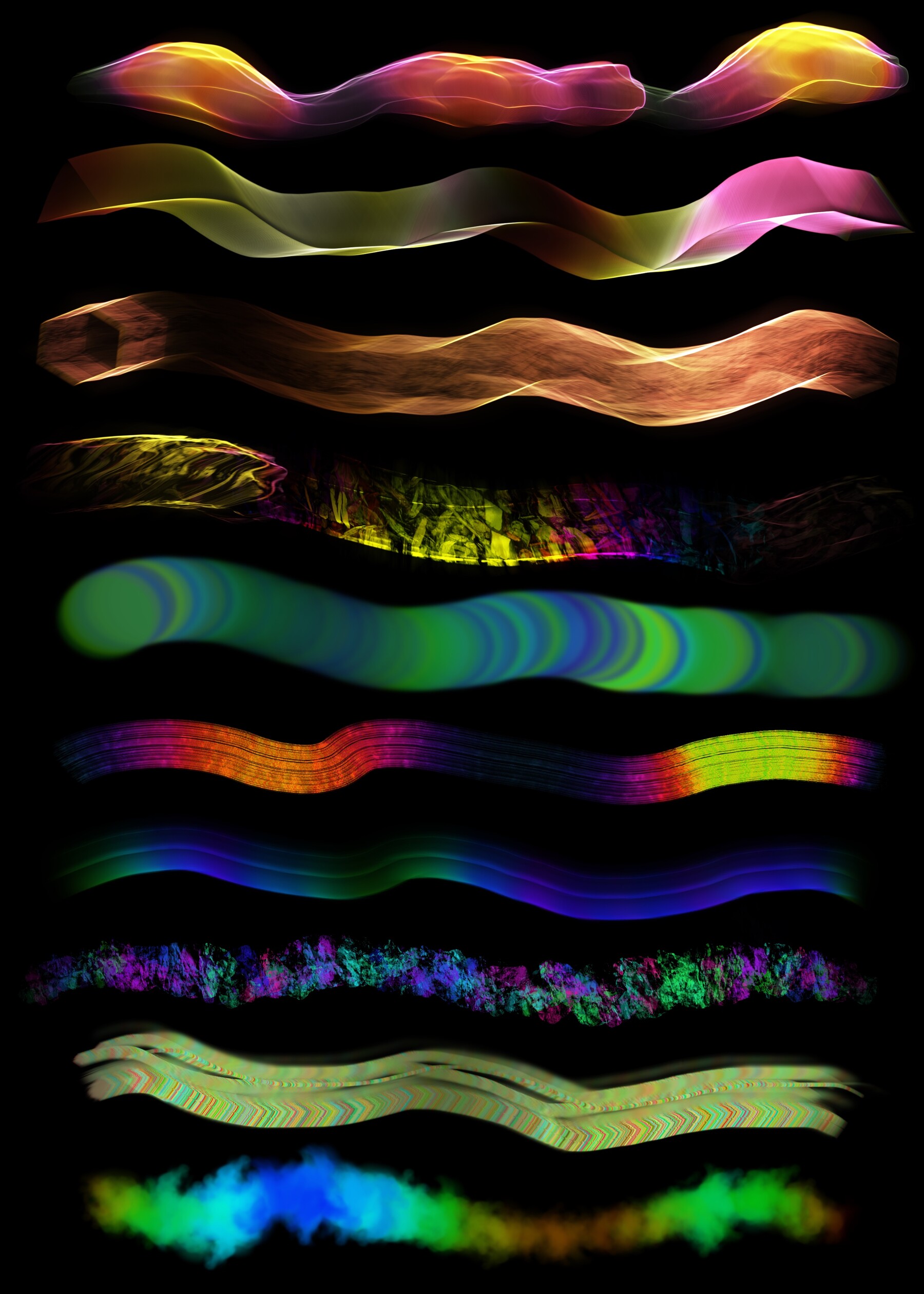 ArtStation - Procreate Color Changing Brushes | Brushes