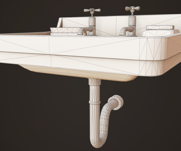 ArtStation - Victorian Sink and Bath Props | Game Assets