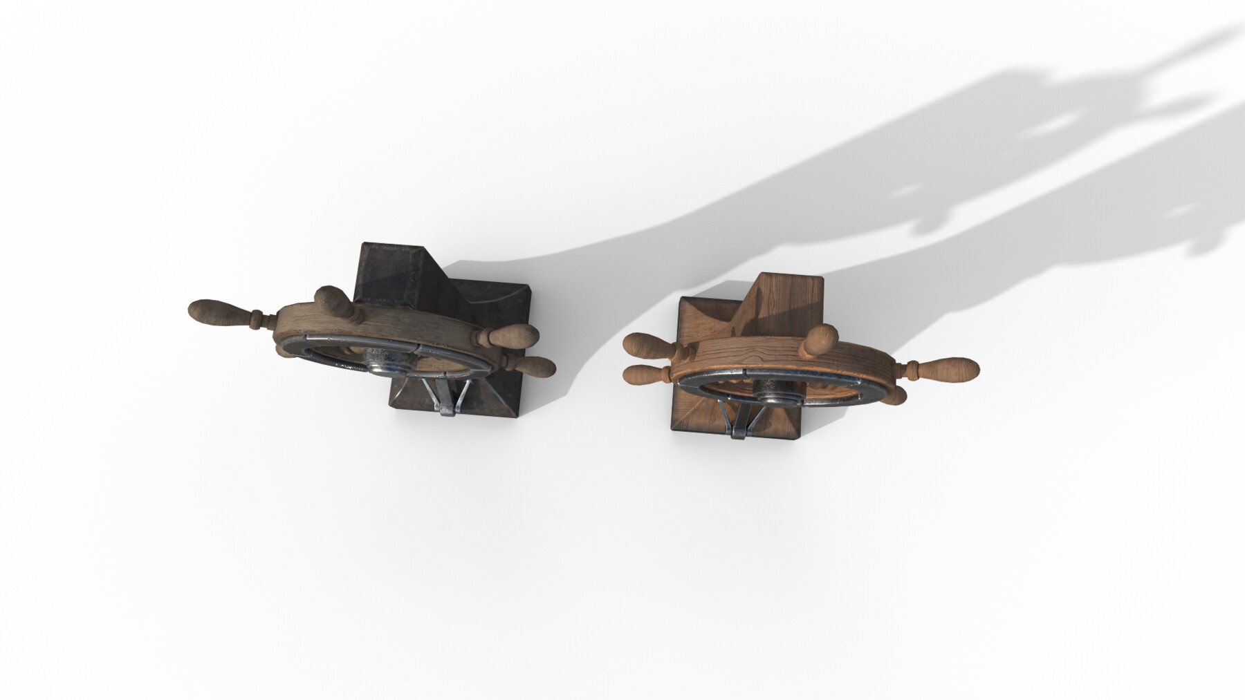 ArtStation - The helm of a sea ship or vessel PBR game ready Low-poly ...