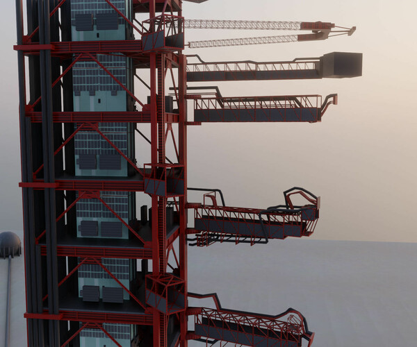 ArtStation - Space Craft Solar Panels Mars Colony Spaceship Collection ...