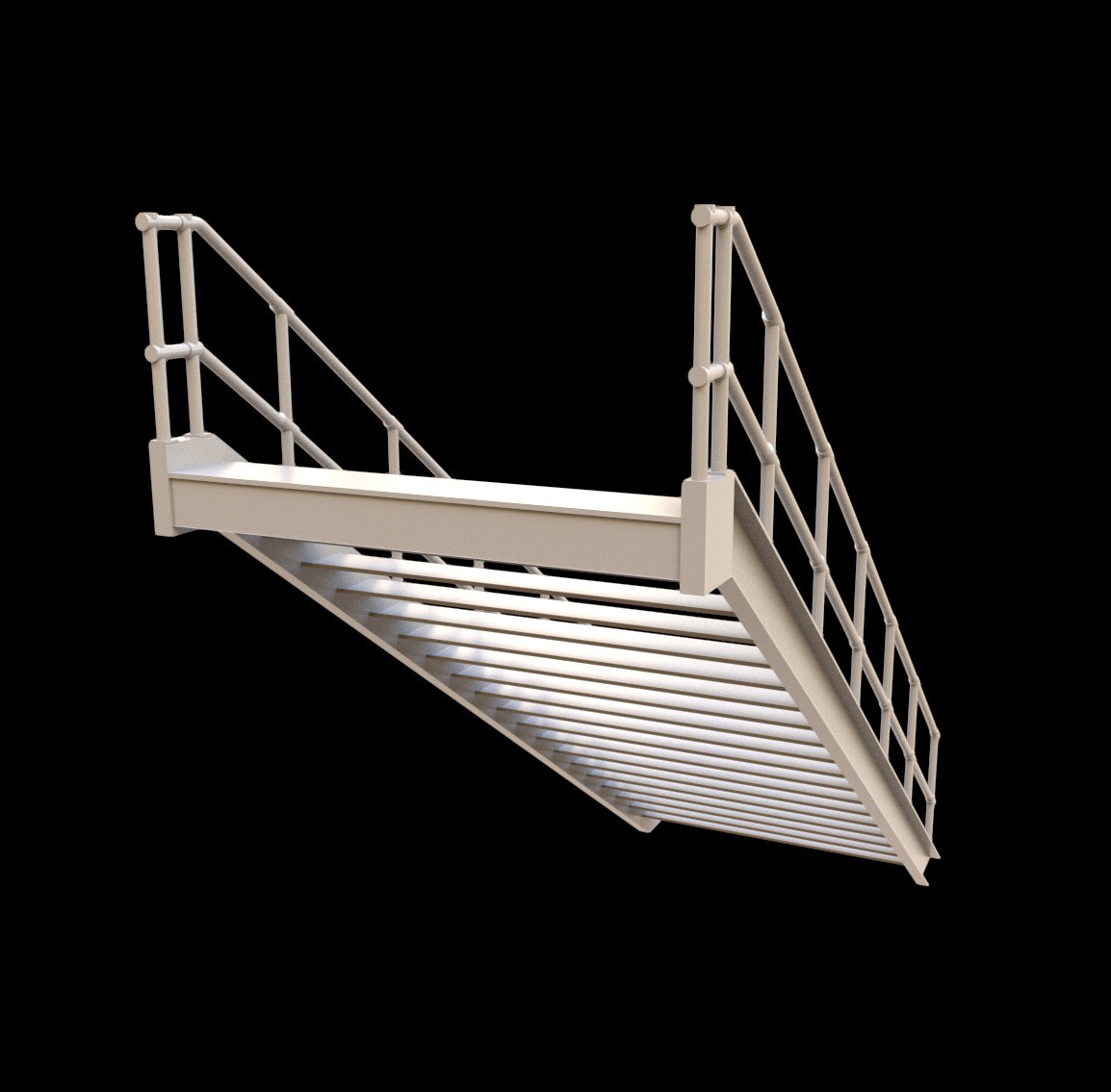 ArtStation - Metal Stairs | Game Assets