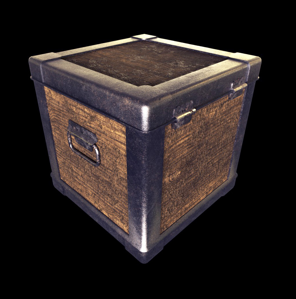 ArtStation - Crate - PBR - Textured | Game Assets