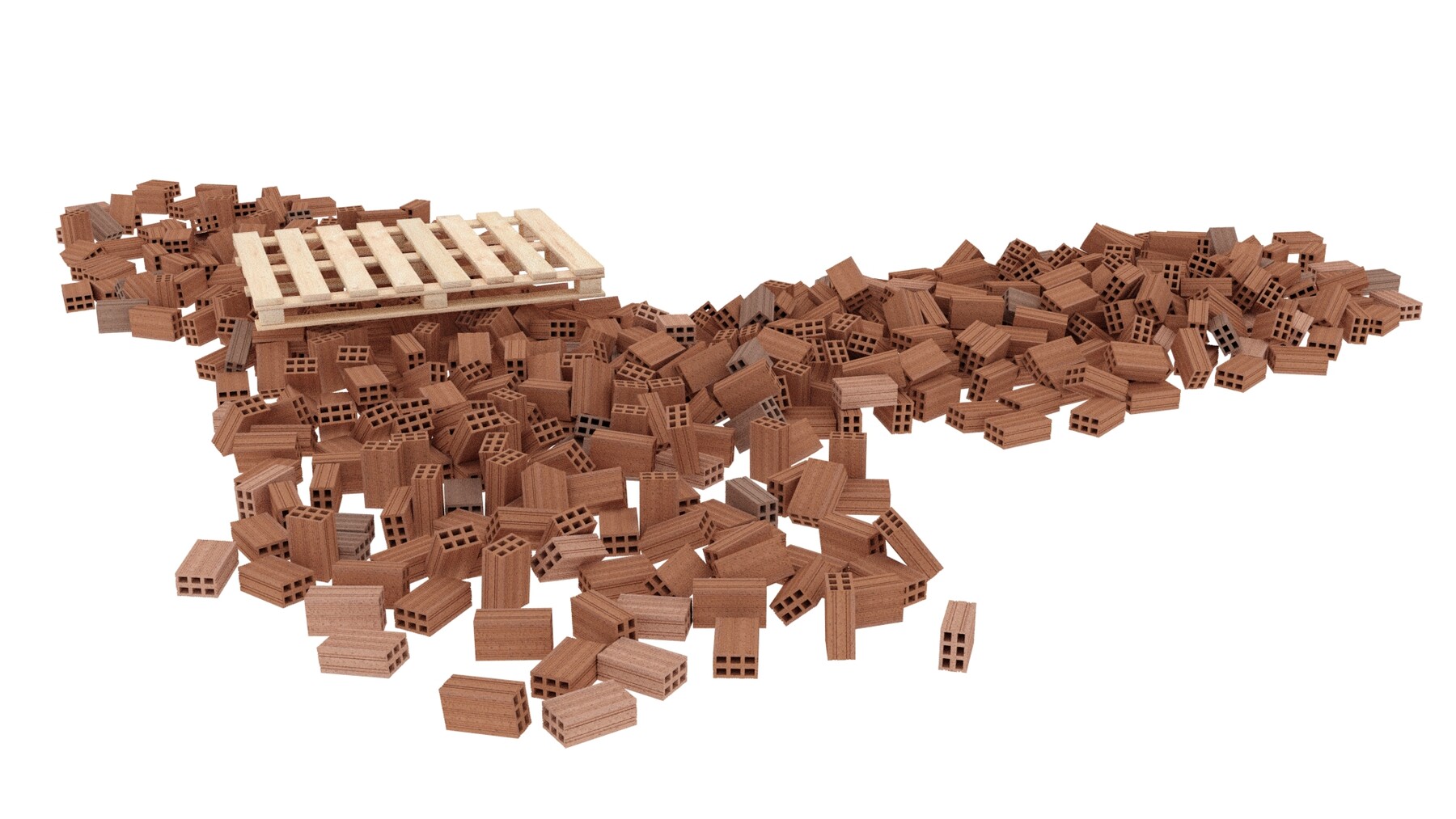 ArtStation - bricks pallet pile 2 | Game Assets