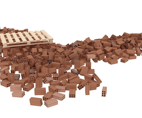 ArtStation - bricks pallet pile 2 | Game Assets