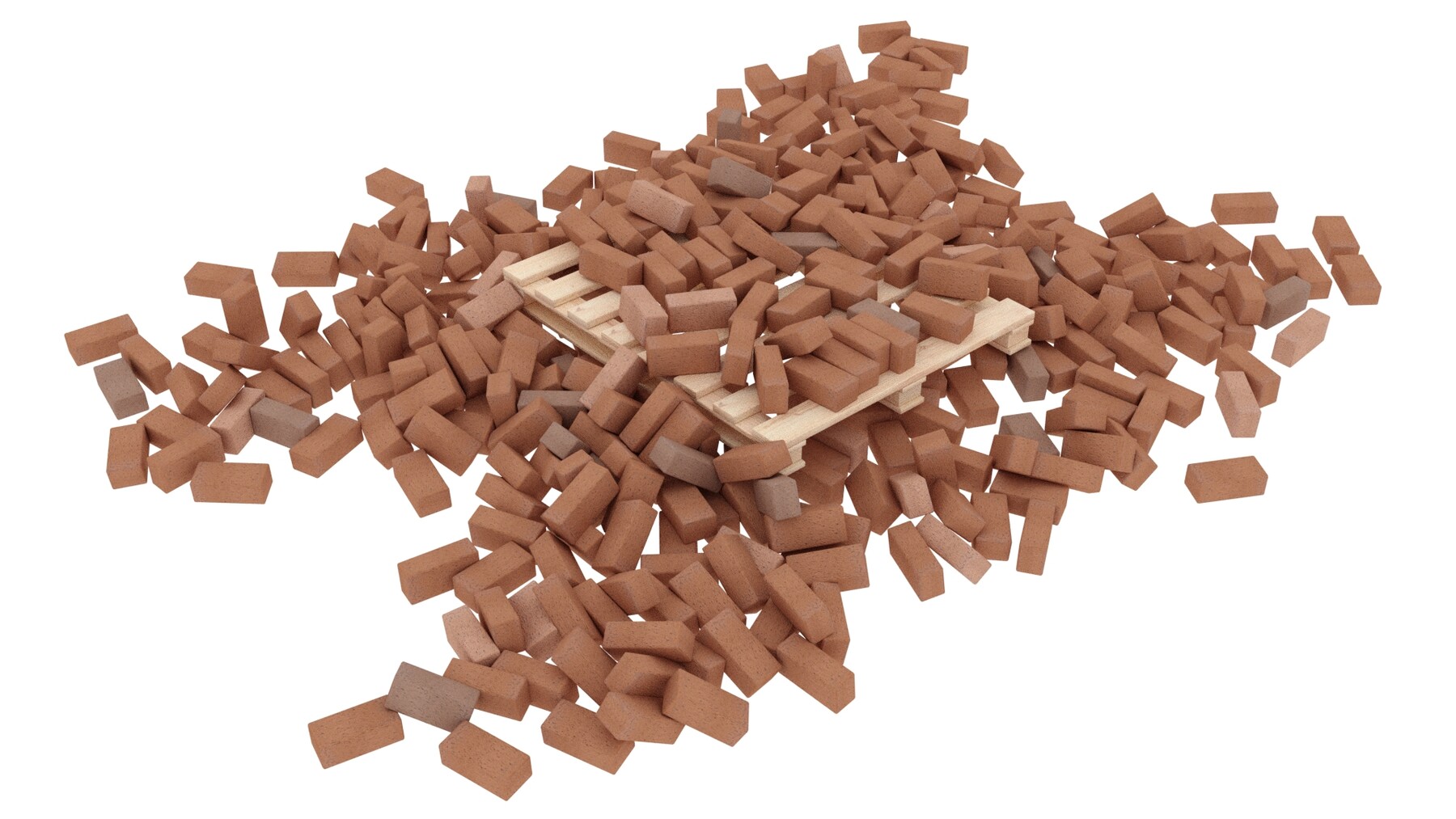 ArtStation - bricks pallet pile 3 | Game Assets