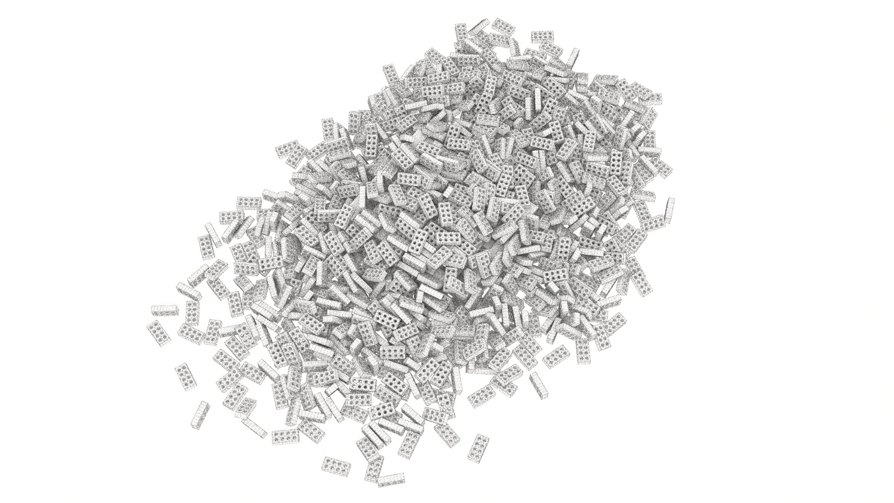 Pile Of Bricks Drawing