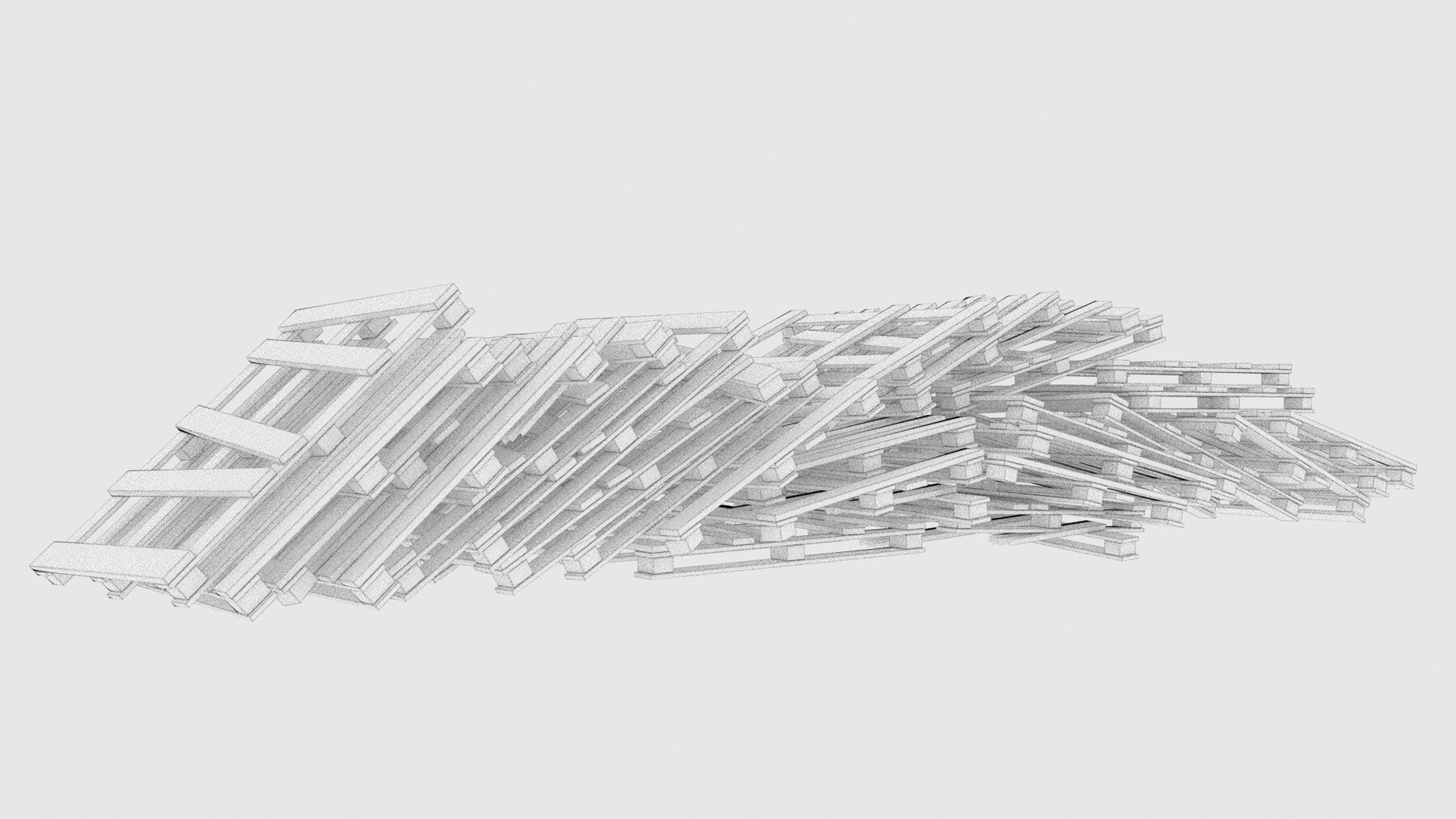 ArtStation - pallets pile 5 | Game Assets