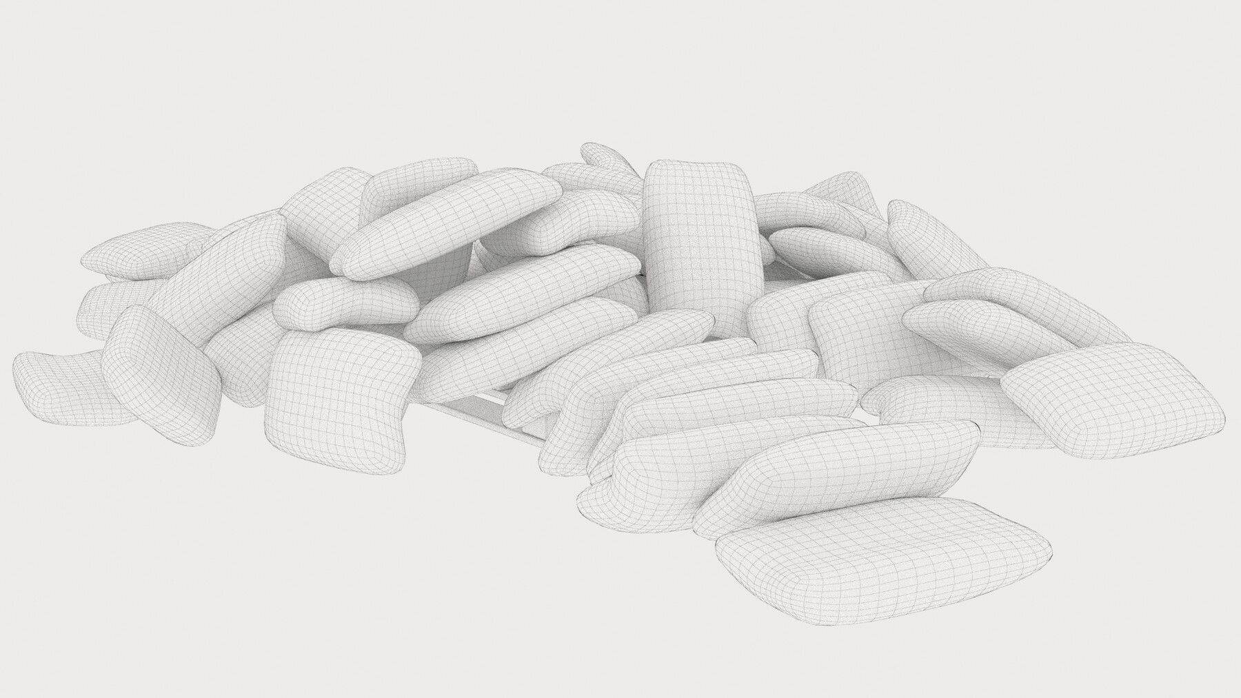 ArtStation - concrete sacks pallet pile 1 | Game Assets