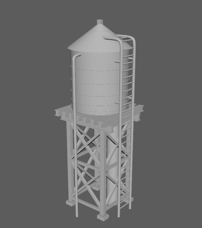 ArtStation - reservoir 3d _model_ PBR | Game Assets