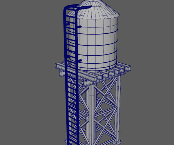 ArtStation - reservoir 3d _model_ PBR | Game Assets