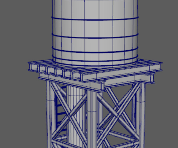 ArtStation - reservoir 3d _model_ PBR | Game Assets