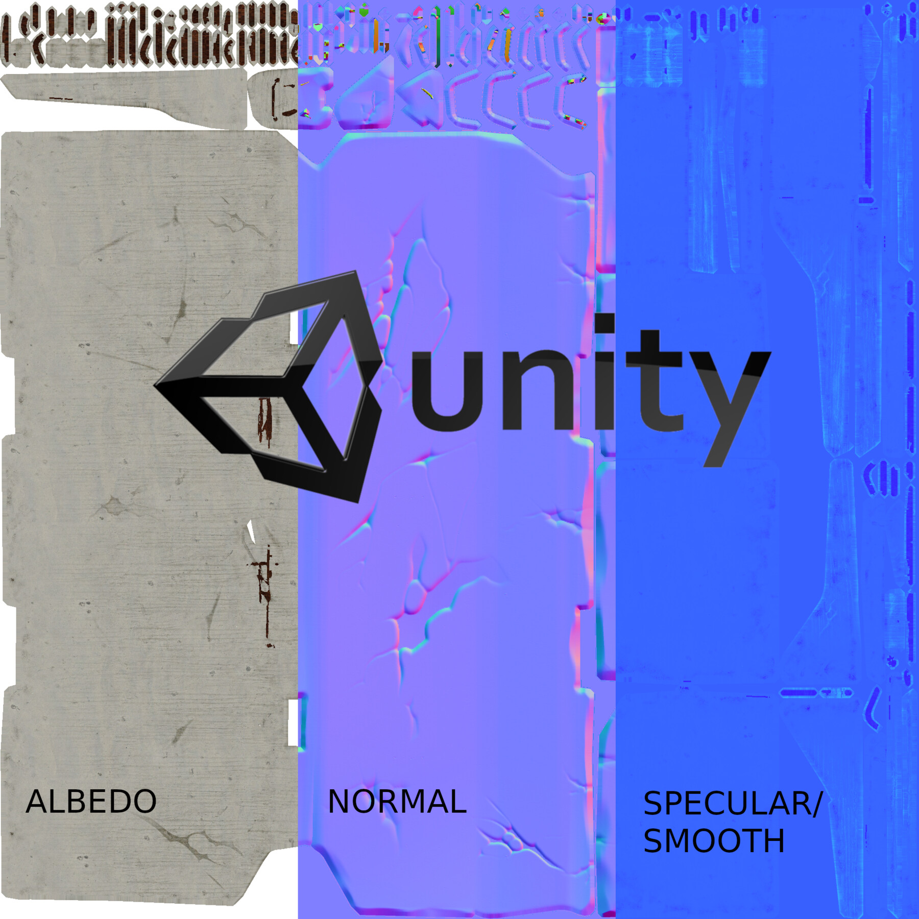 ArtStation - CONCRETE BARRIER | Game Assets