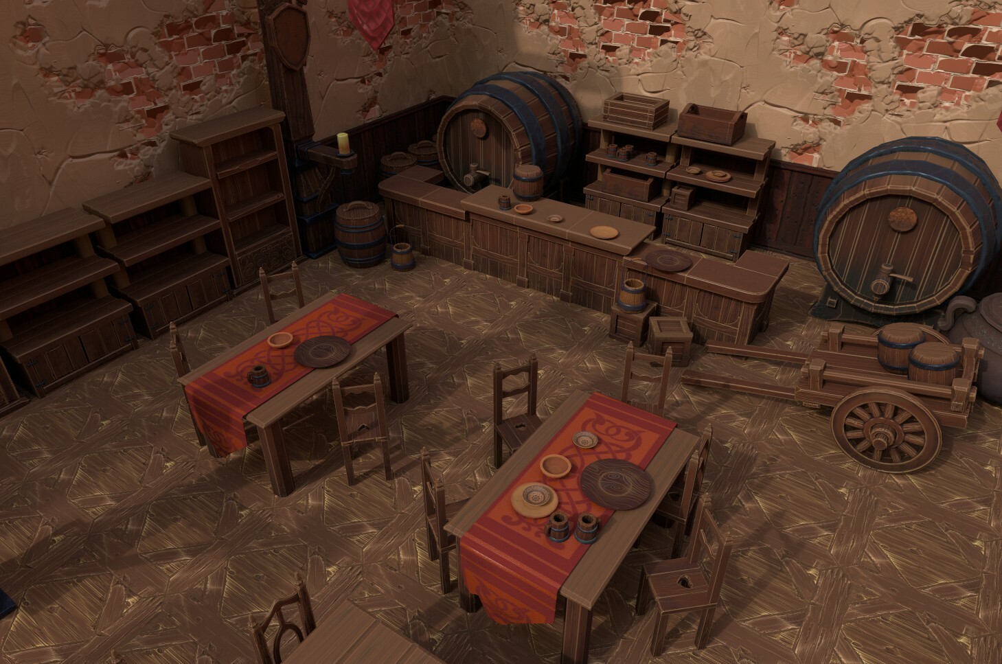 ArtStation - Stylized Tavern Props | Game Assets