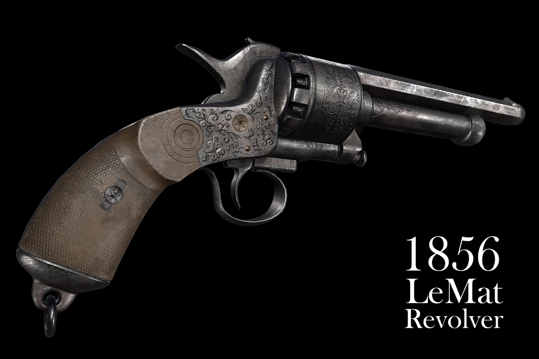 Joseph Burt - LeMat Revolver