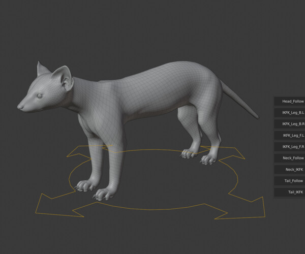 ArtStation - American Marten Animated | VFX Grace | Game Assets