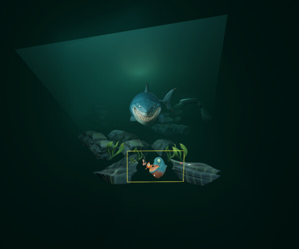 ArtStation - Stylized Fishes Collection of 3 including stylized Worm 3D ...