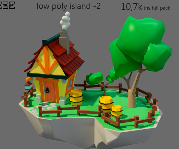 ArtStation - island 2 | Game Assets