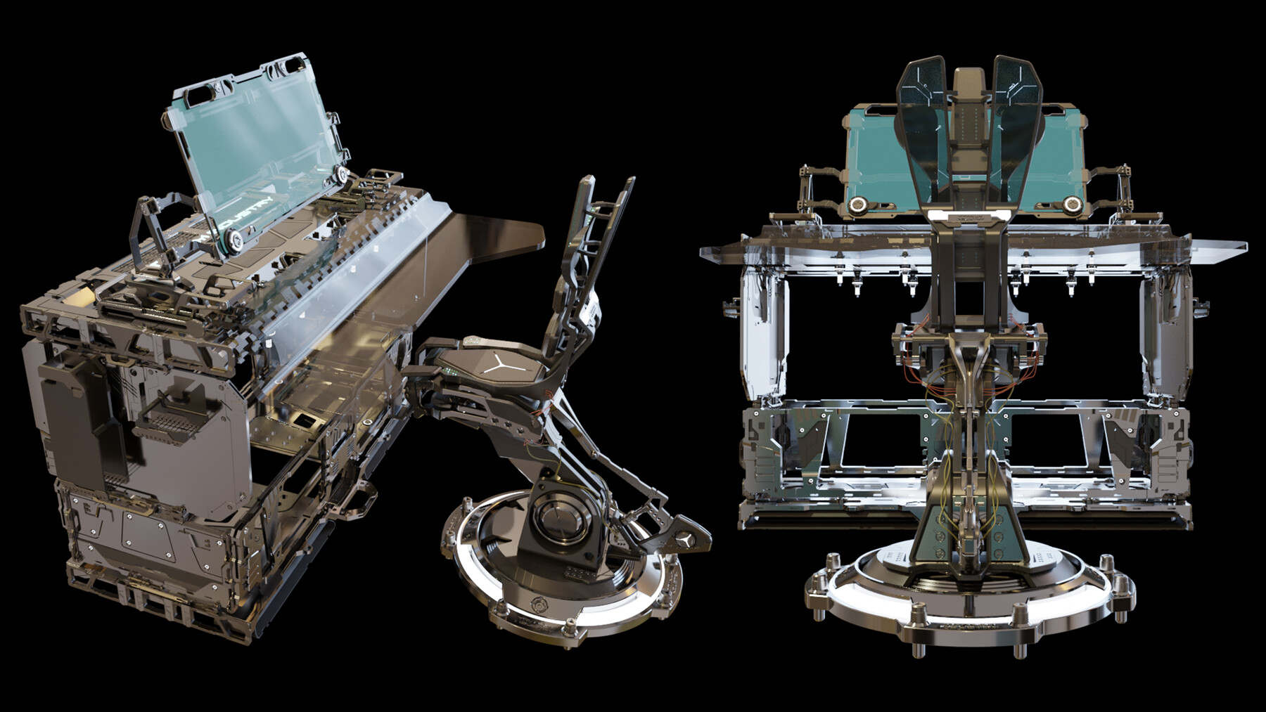 Artstation Sci Fi Computer Station Resources