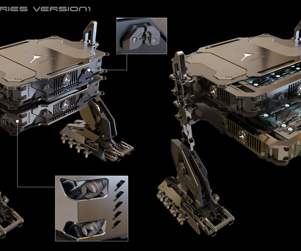 ArtStation - Sci-Fi Computer Station | Resources