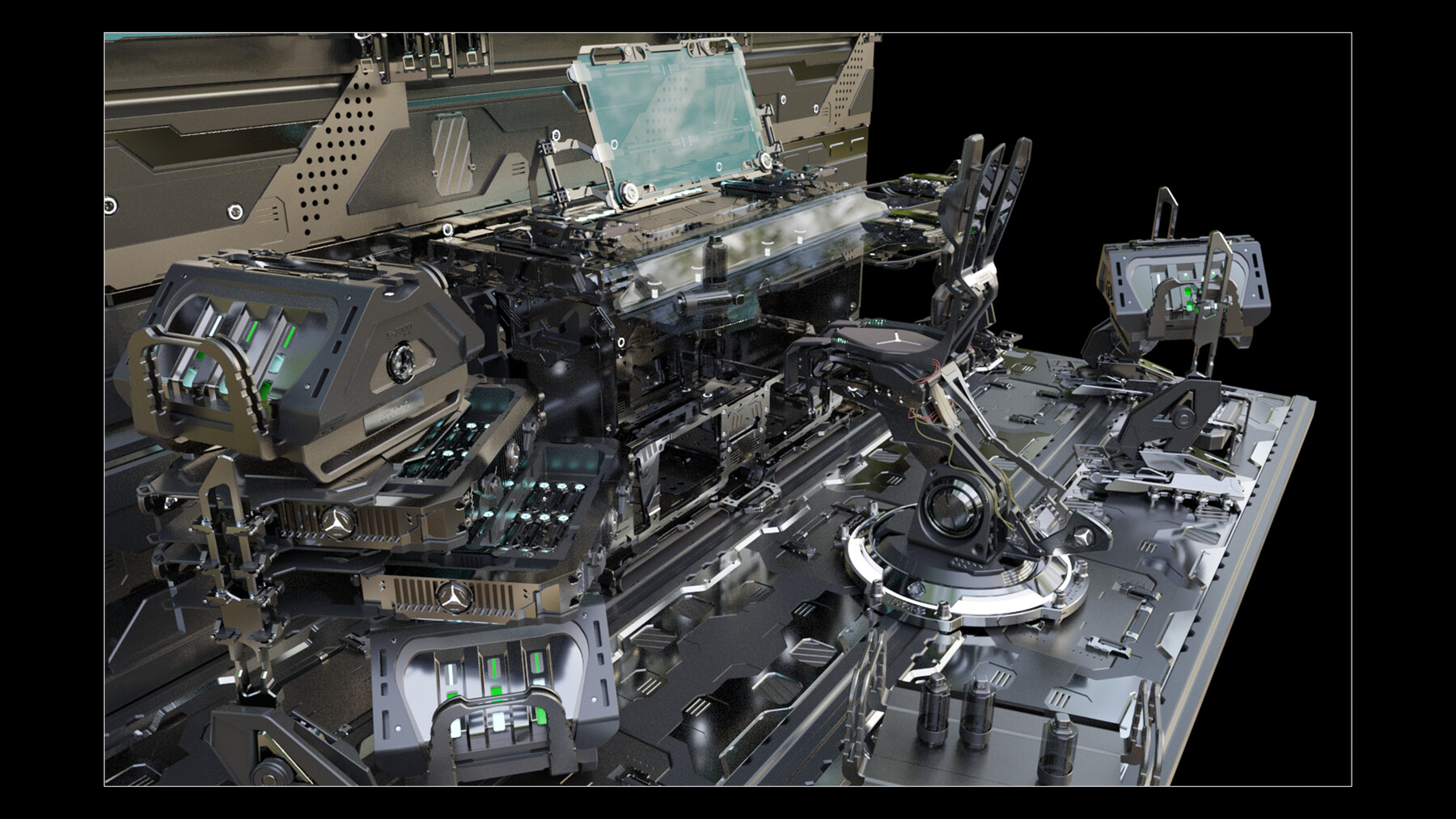ArtStation - Sci-Fi Computer Station | Resources