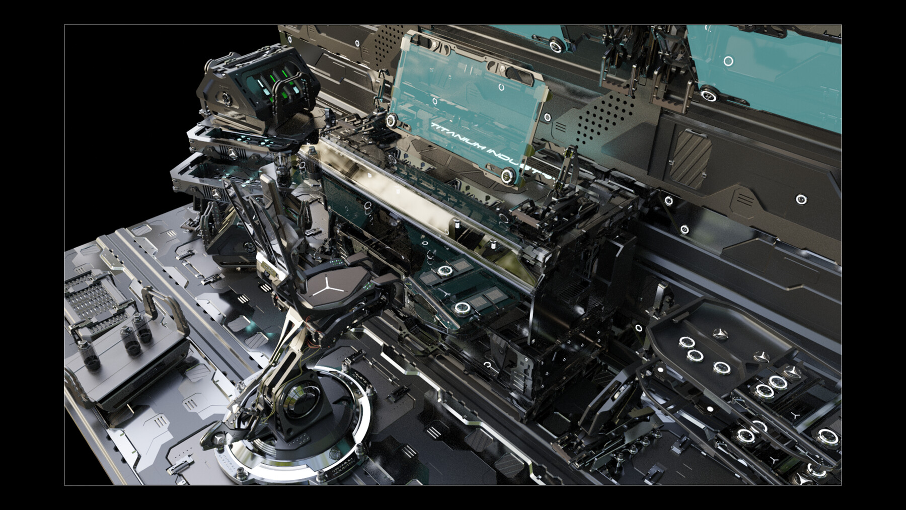 ArtStation - Sci-Fi Computer Station | Resources