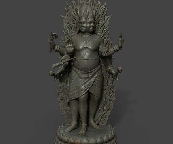 ArtStation - Hindu God Statue 16K HD Texture - 220826 | Game Assets