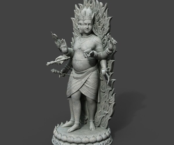 ArtStation - Hindu God Statue 16K HD Texture - 220826 | Game Assets