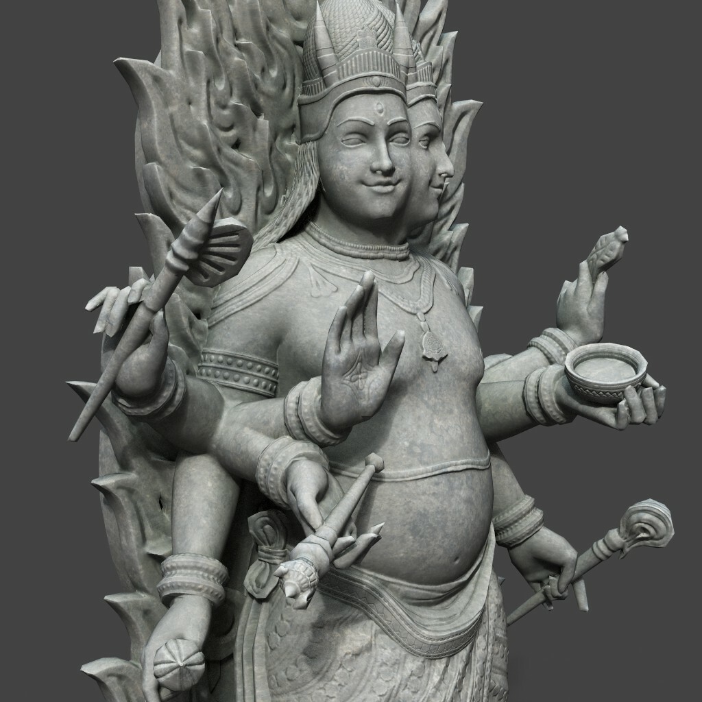 ArtStation - Hindu God Statue 16K HD Texture - 220826 | Game Assets