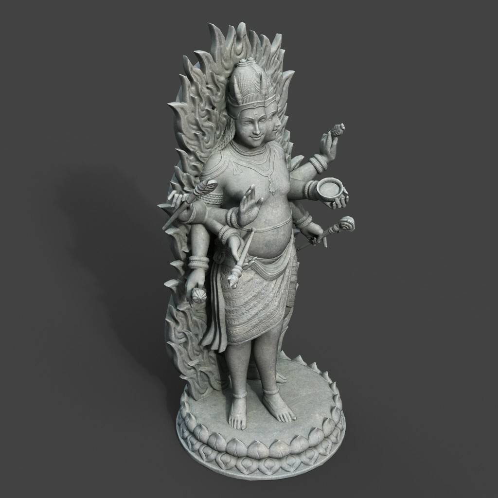 ArtStation - Hindu God Statue 16K HD Texture - 220826 | Game Assets