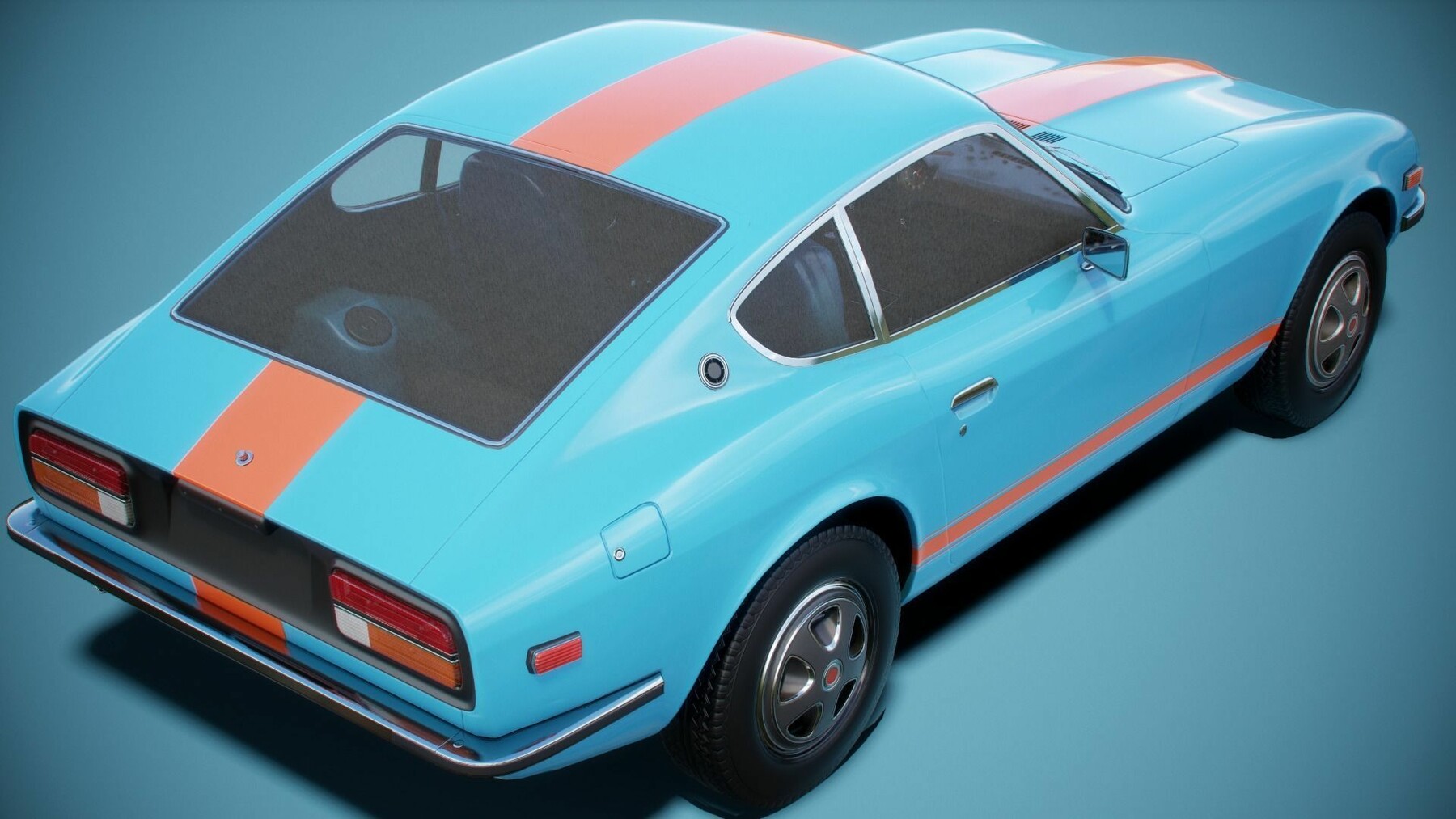 ArtStation - set of classic coupe PBR car with interior in 9 color ...