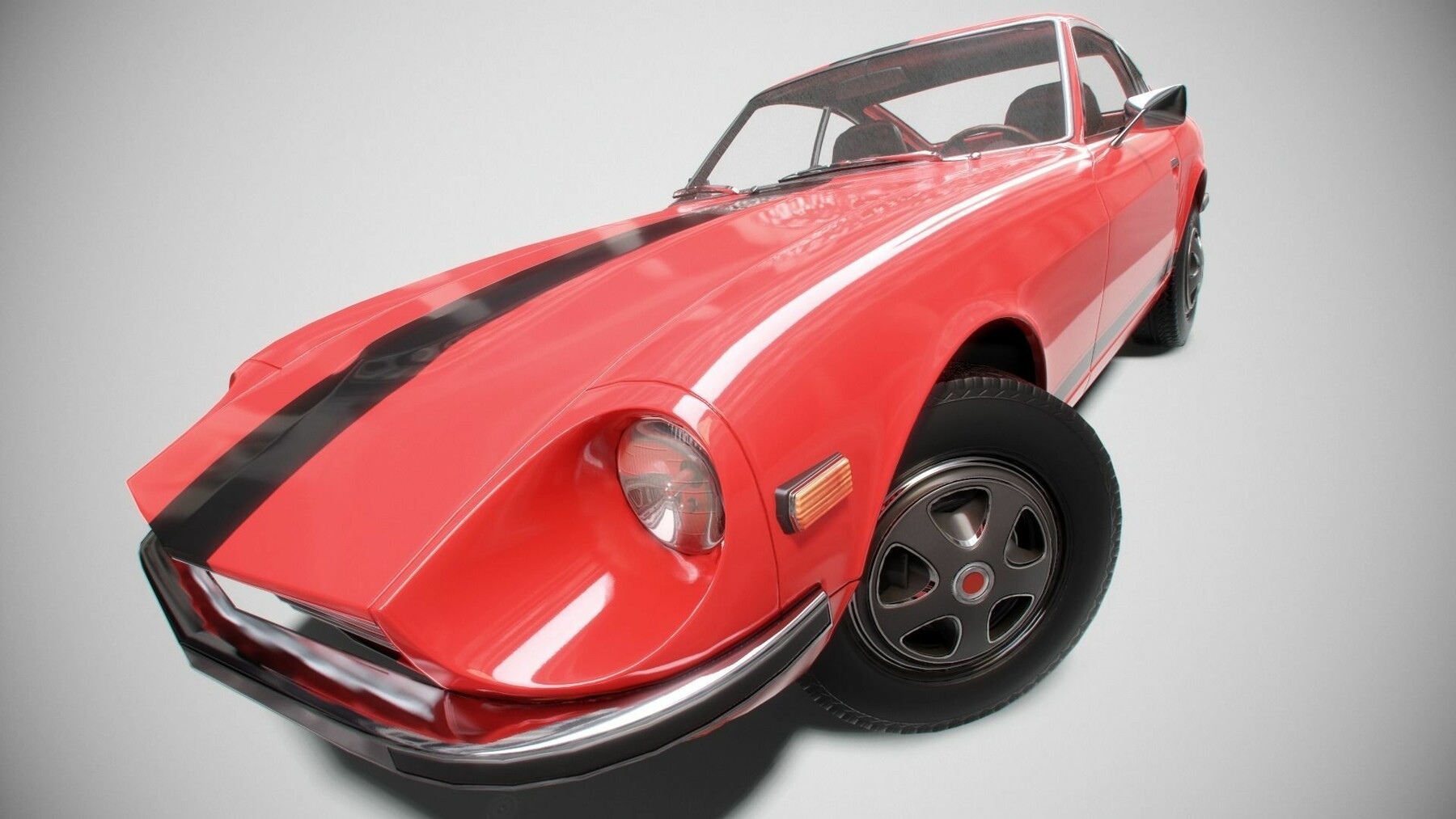 ArtStation - set of classic coupe PBR car with interior in 9 color ...