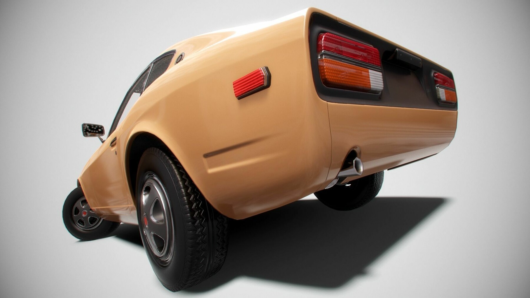 ArtStation - set of classic coupe PBR car with interior in 9 color ...