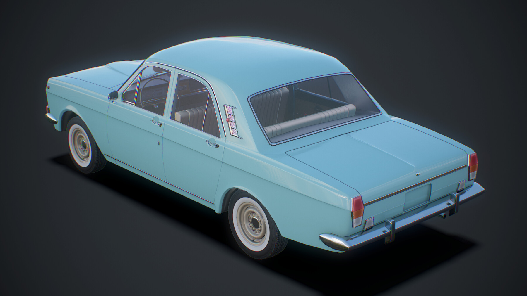 ArtStation - set of Retro soviet PBR car with interior in 9 color ...