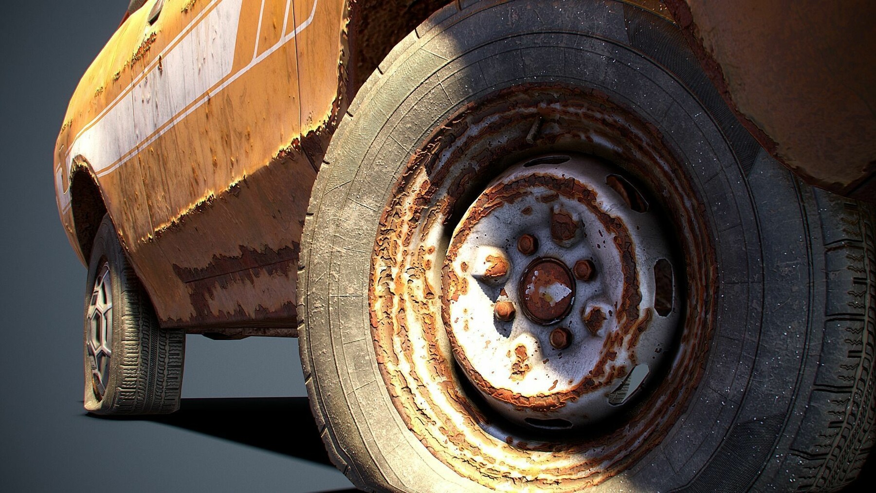 ArtStation - Old Classic PBR car coupe set with interior in 9 color ...