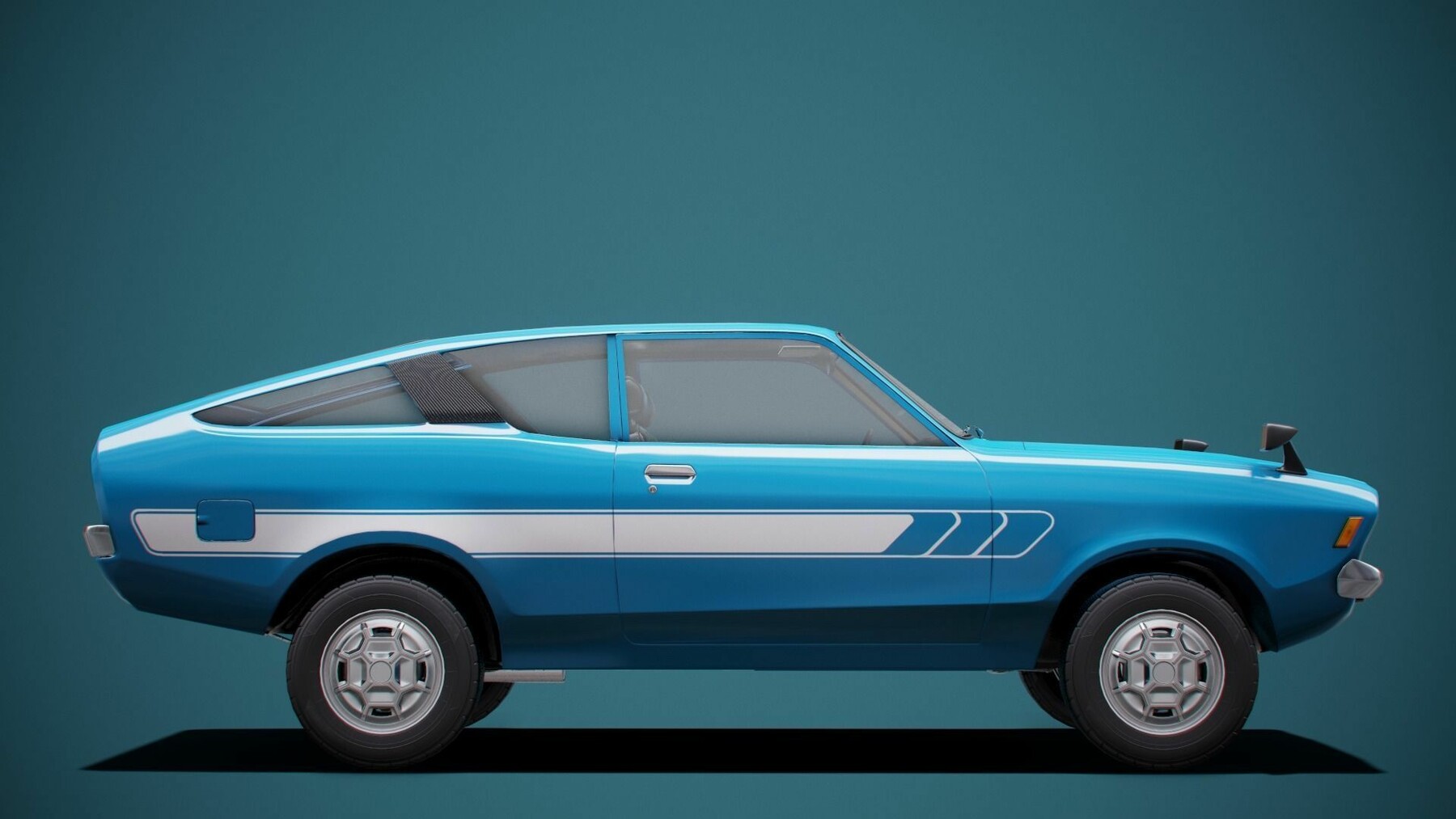 ArtStation - Old Classic PBR car coupe set with interior in 9 color ...