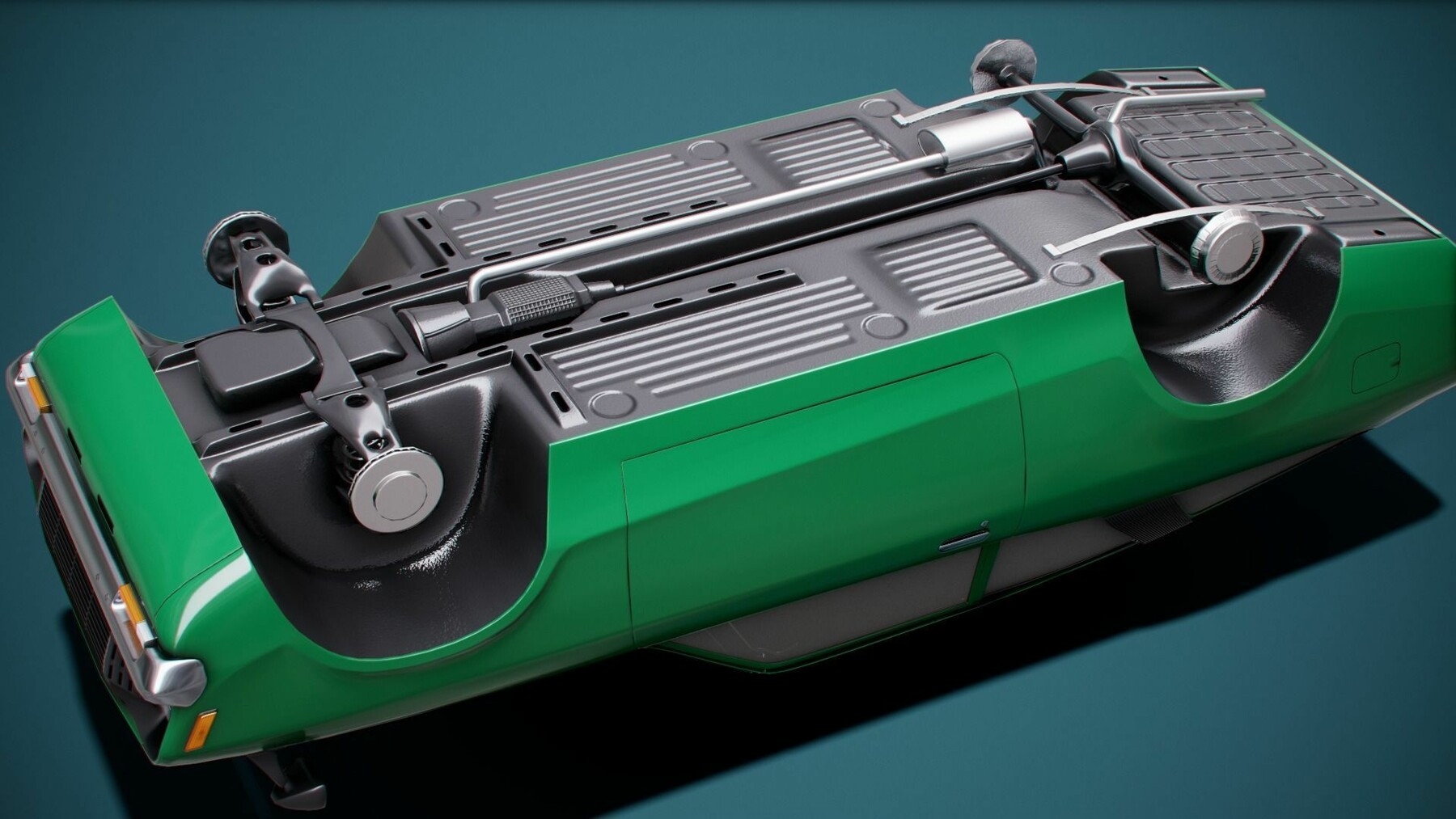 ArtStation - Old Classic PBR car coupe set with interior in 9 color ...