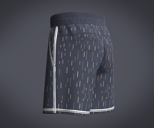 ArtStation - Short Pant All Over Print | Resources