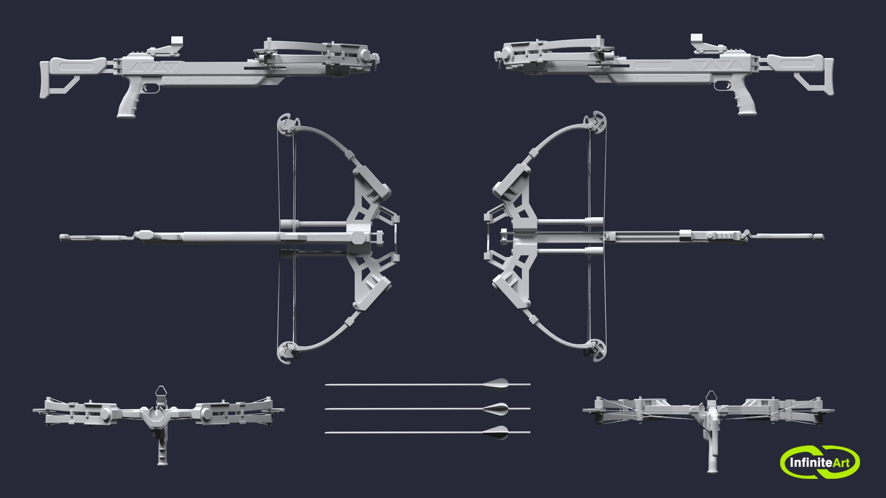 ArtStation - Crossbow | Game Assets