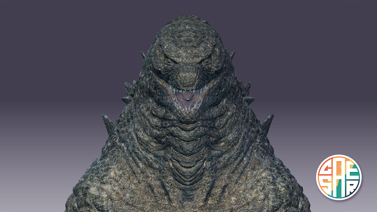 ArtStation - Godzilla High poly model | Game Assets
