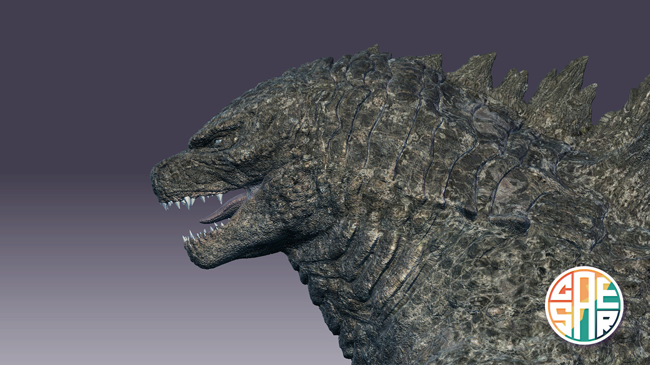 ArtStation - Godzilla High poly model | Game Assets