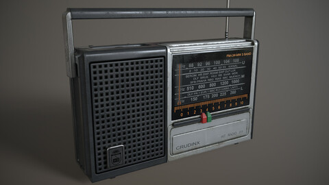ArtStation - Retro Radio | Game Assets