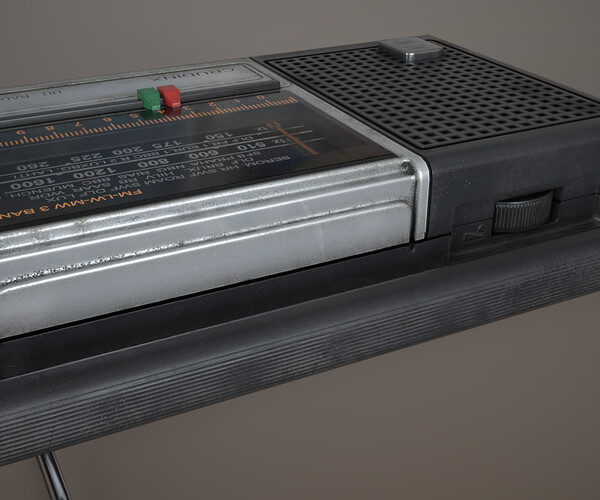 ArtStation - Retro Radio | Game Assets