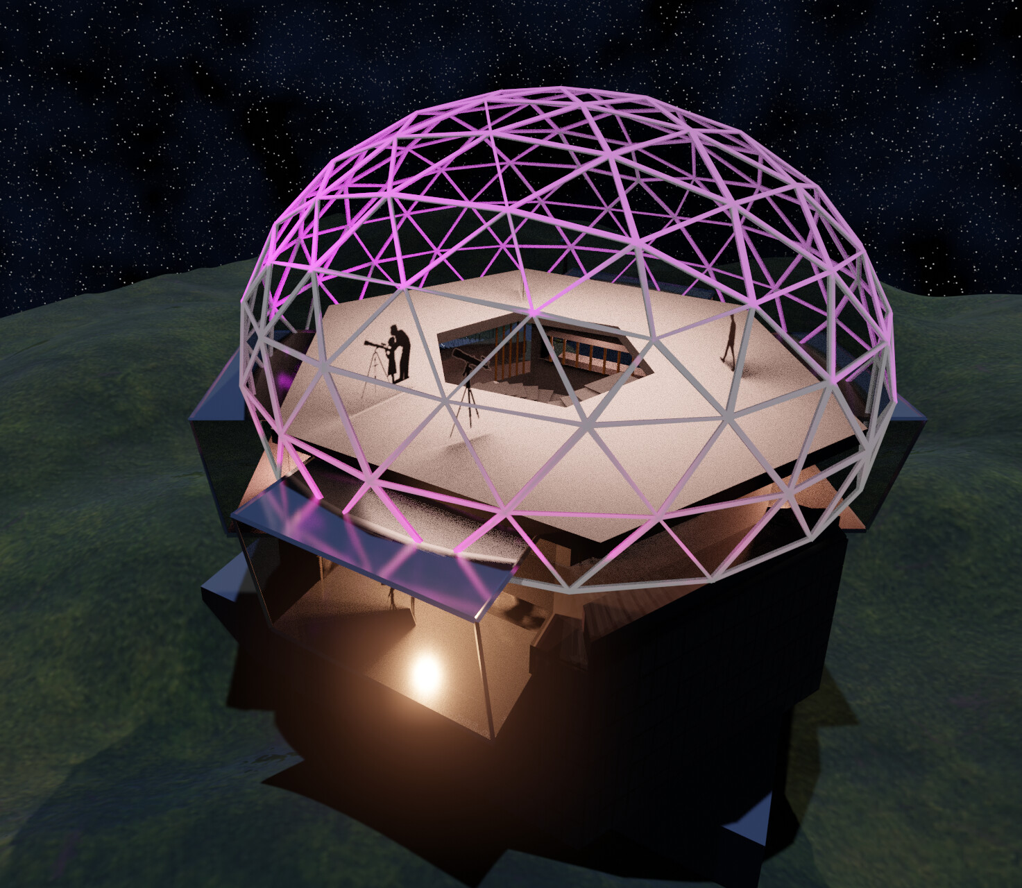 ArtStation - OBSERVATORY, MOON, SPACE, ASTRONOMY | Resources