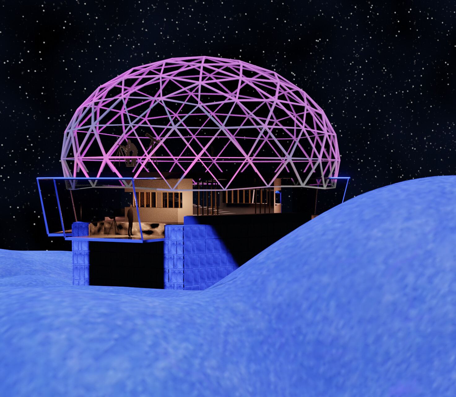 ArtStation - OBSERVATORY, MOON, SPACE, ASTRONOMY | Resources