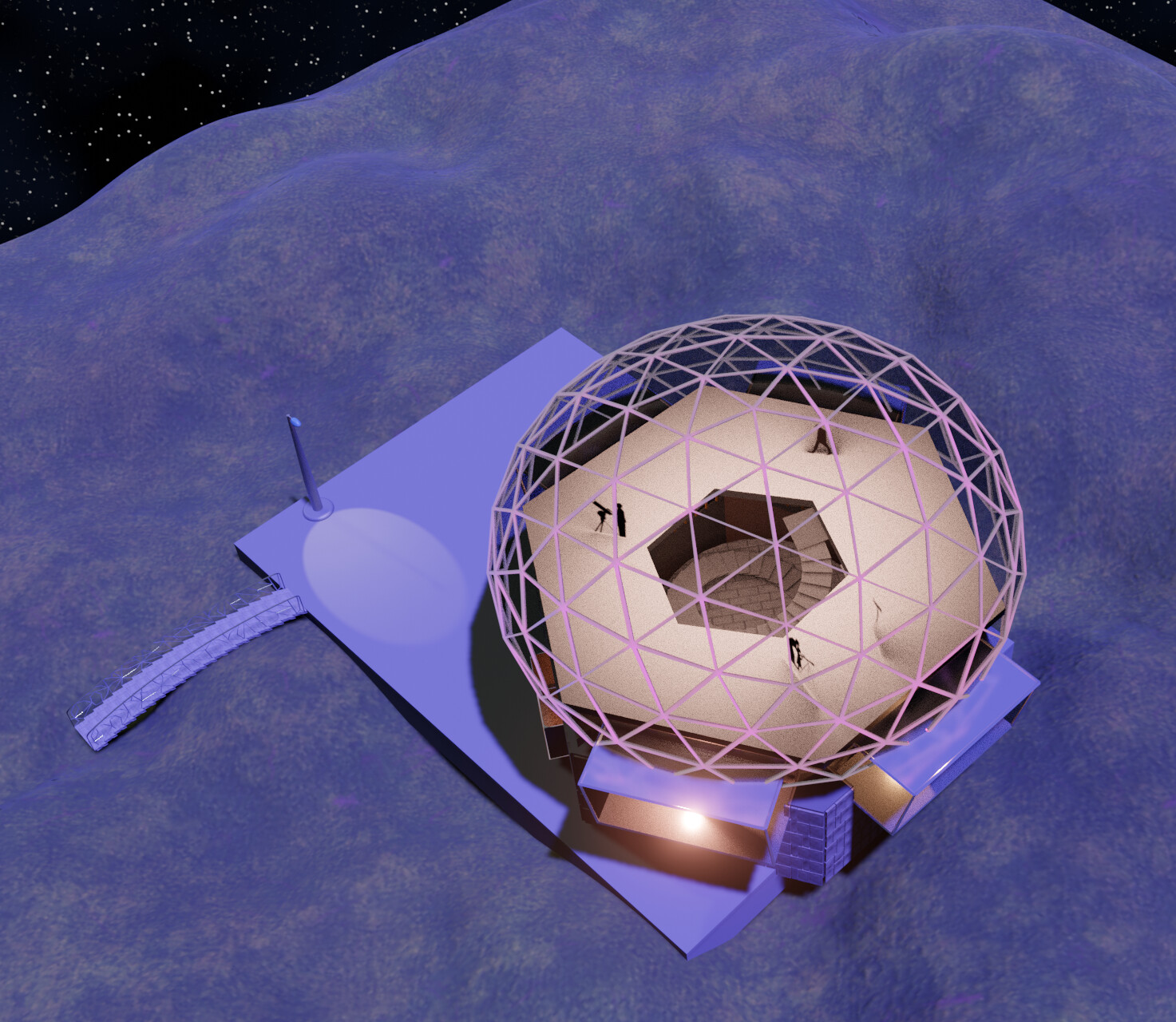 ArtStation - OBSERVATORY, MOON, SPACE, ASTRONOMY | Resources