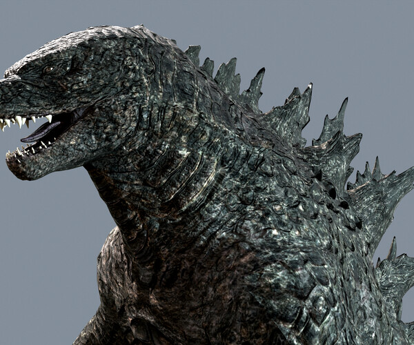 ArtStation - Godzilla Low poly model v2.0 | Game Assets