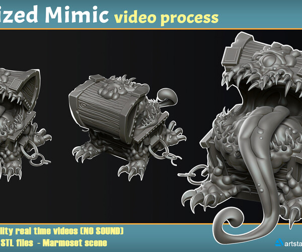 ArtStation - Stylized Mimic Video Process | Tutorials
