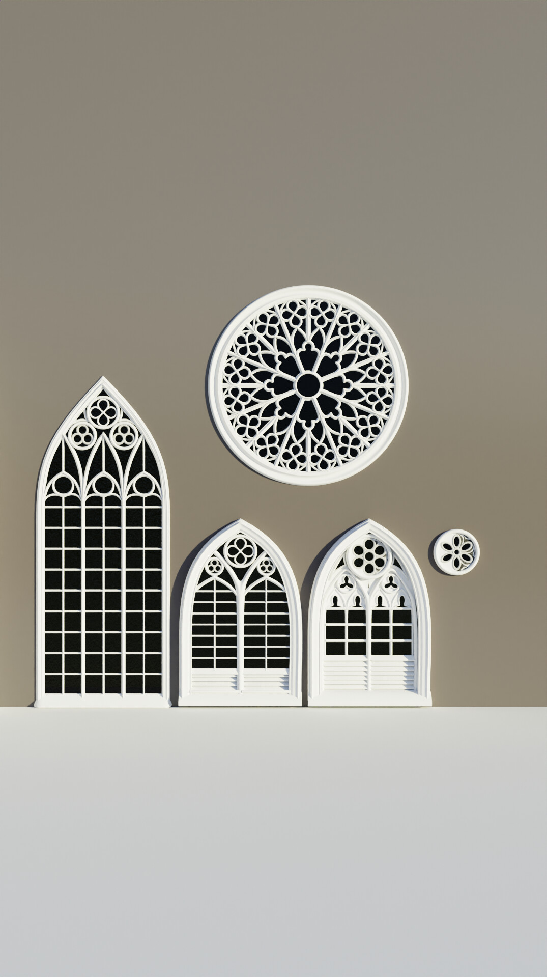 ArtStation - High Quality Gothic Windows & Doors Kitbash | Resources